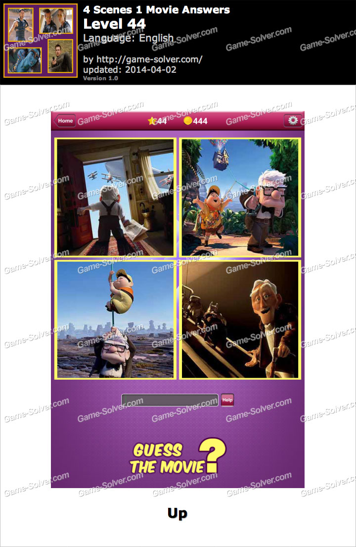4 Scenes 1 Movie Level 44 • Game Solver