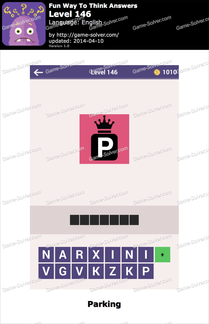 Fun Way To Think Level 146 • Game Solver