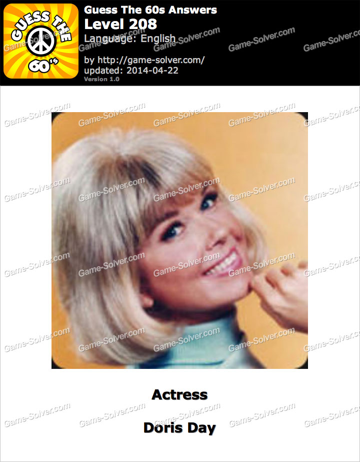 Guess the 60s Level 208 • Game Solver