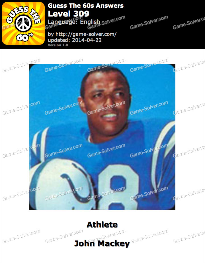 Guess the 60s Level 309 • Game Solver