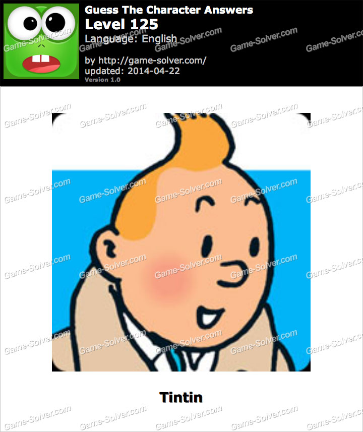 Guess the Character Level 125 • Game Solver