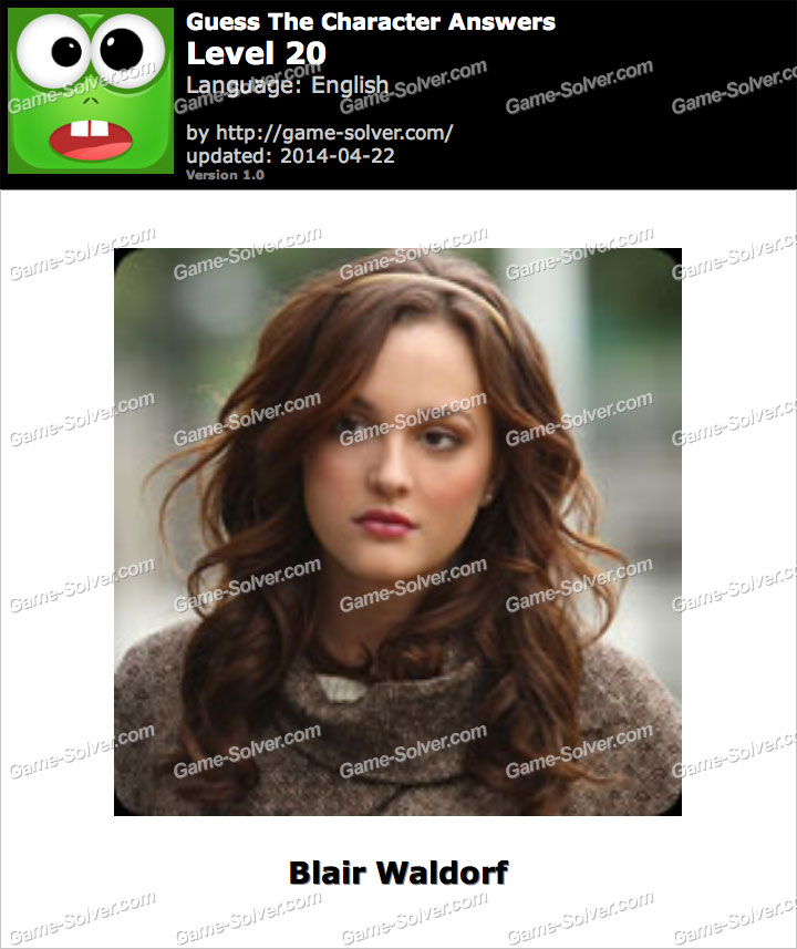 Guess the Character Level 20 • Game Solver