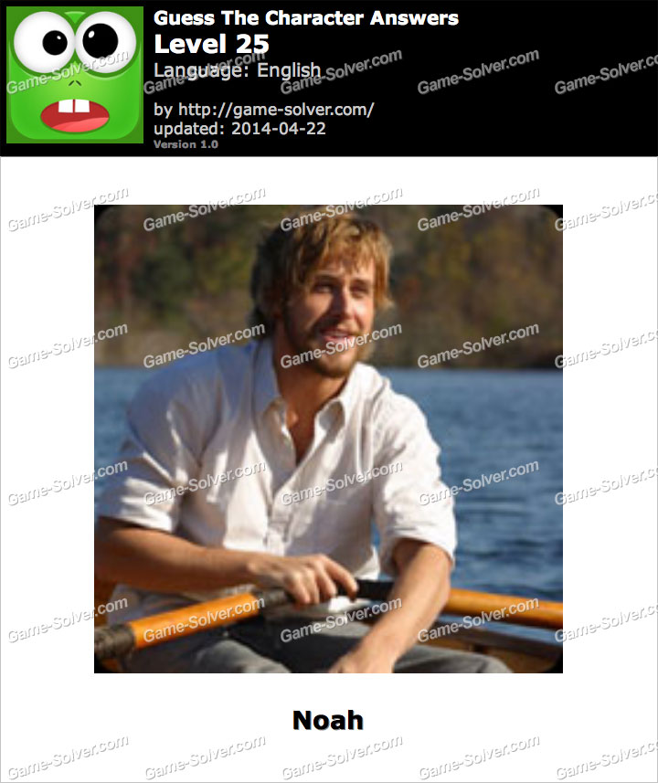 Guess The Character Level 25 Game Solver