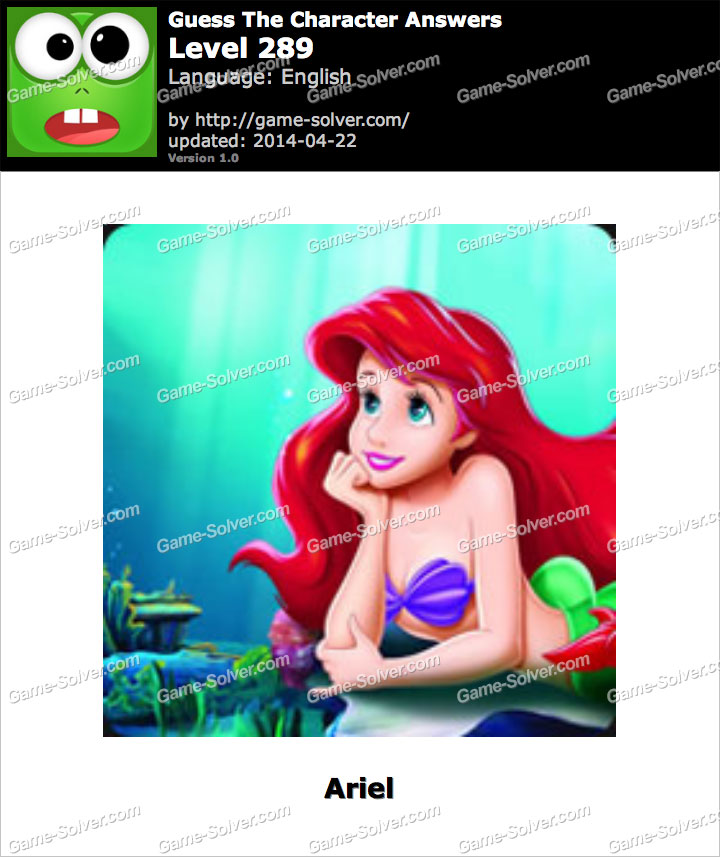 Guess the Character Level 289 • Game Solver