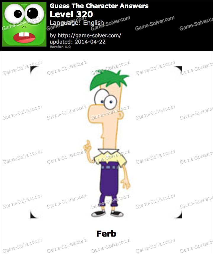 Guess The Character Level 320 Game Solver