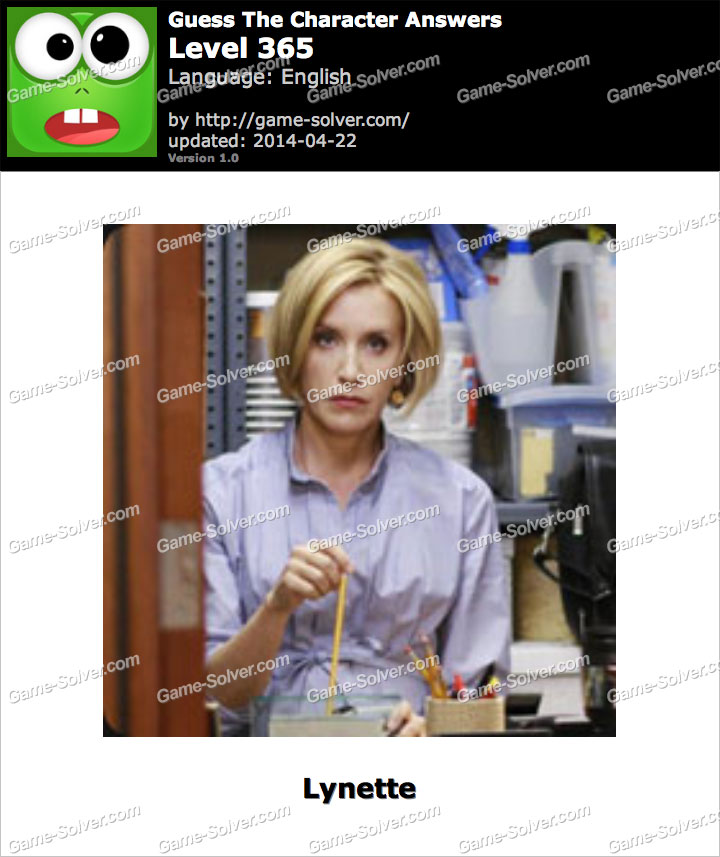 Guess the Character Level 365 • Game Solver