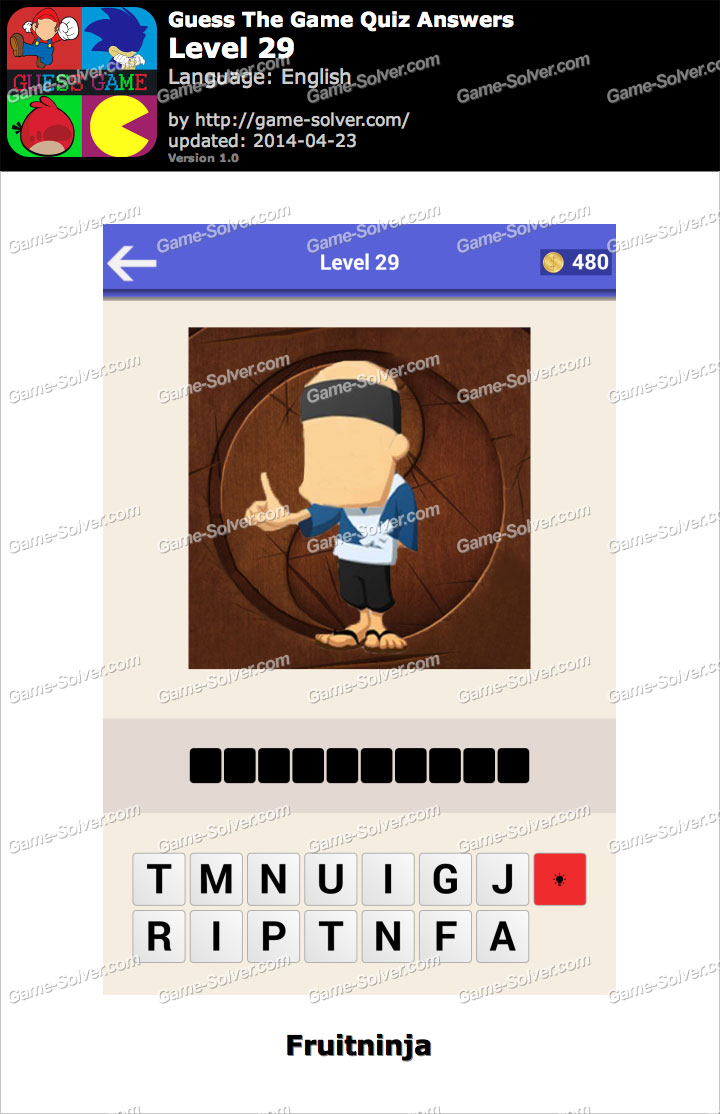 Guess The Game Quiz Level 29 • Game Solver