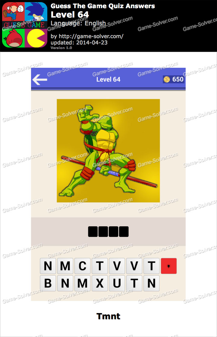 Guess The Game Quiz Level 64 • Game Solver