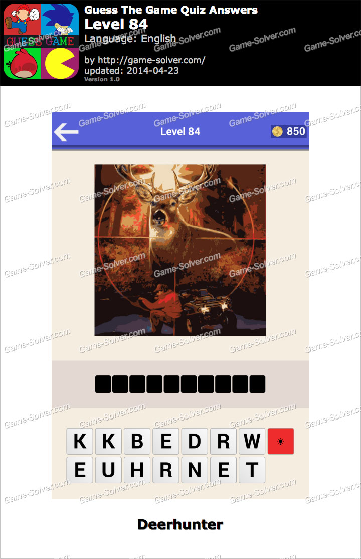 Guess The Game Quiz Level 84 • Game Solver