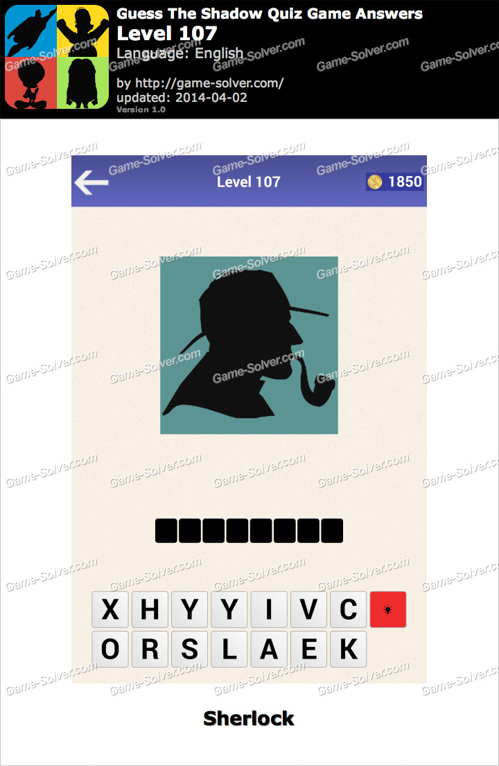 Guess The Shadow Quiz Game Level 107 • Game Solver