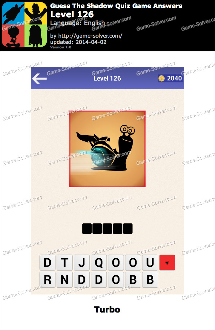 Guess The Shadow Quiz Game Level 126 • Game Solver