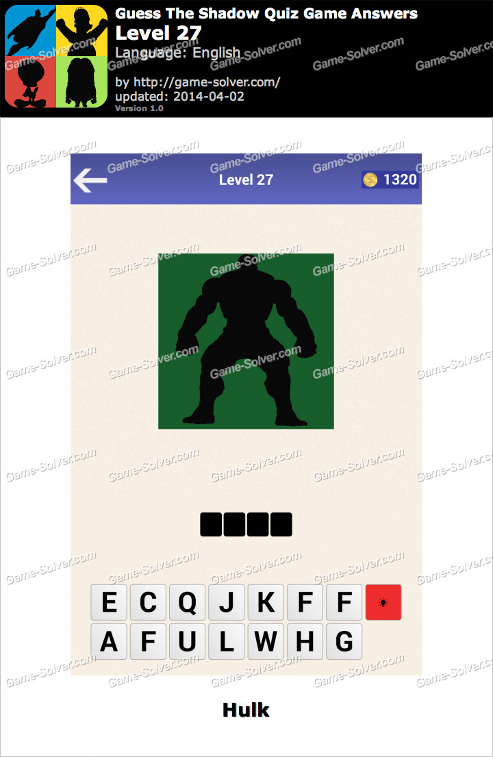 Guess The Shadow Quiz Game Level 27 • Game Solver