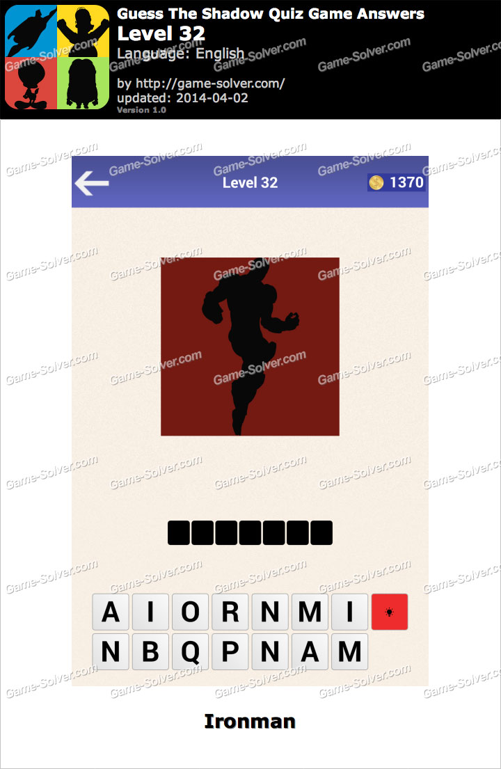 Guess The Shadow Quiz Game Level 32 • Game Solver