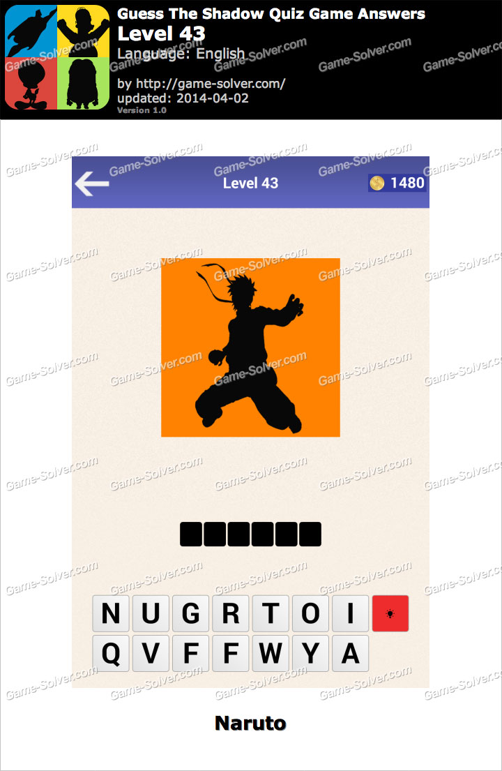 Guess The Shadow Quiz Game Level 43 • Game Solver