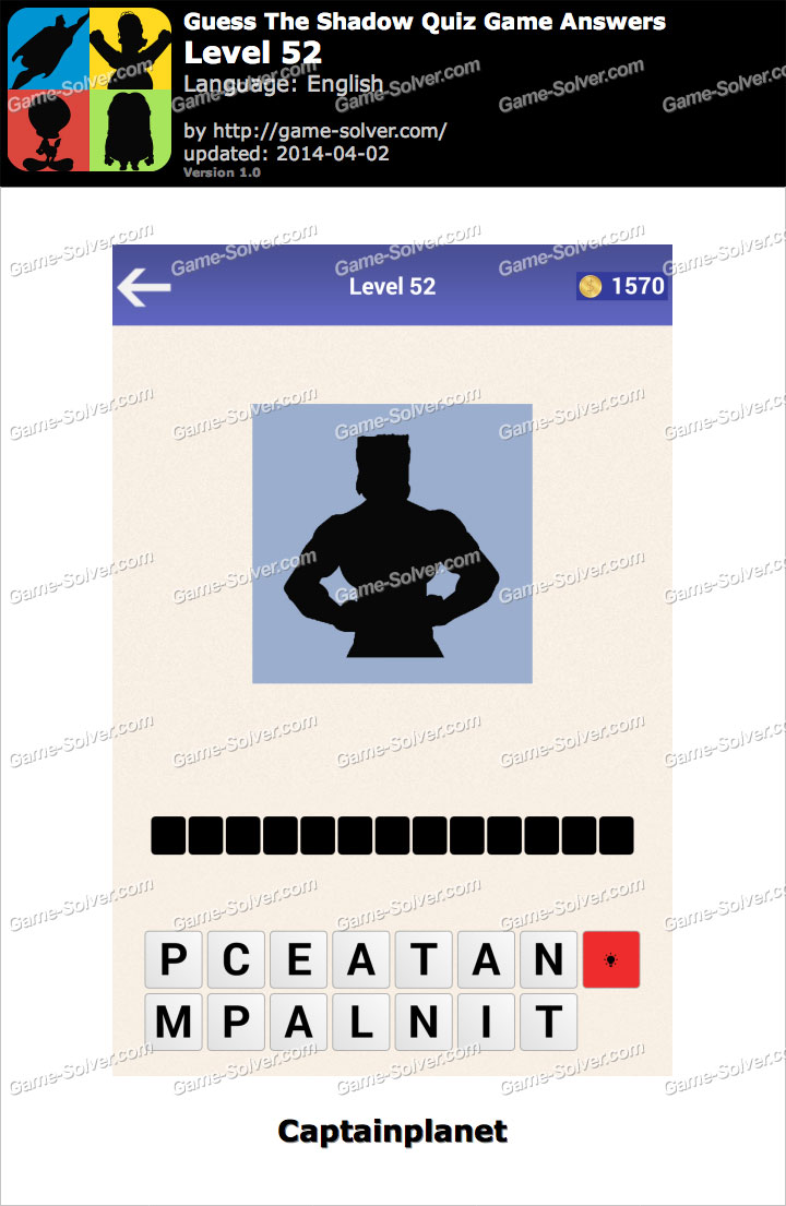 Guess The Shadow Quiz Game Level 52 • Game Solver