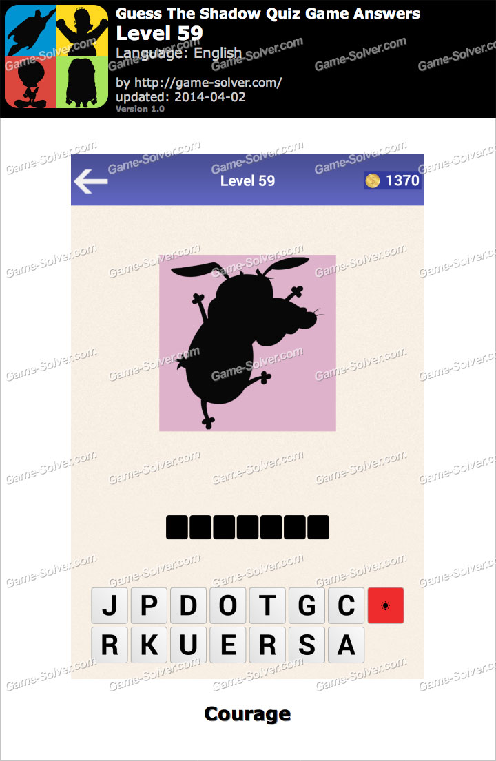 Guess The Shadow Quiz Game Level 59 • Game Solver