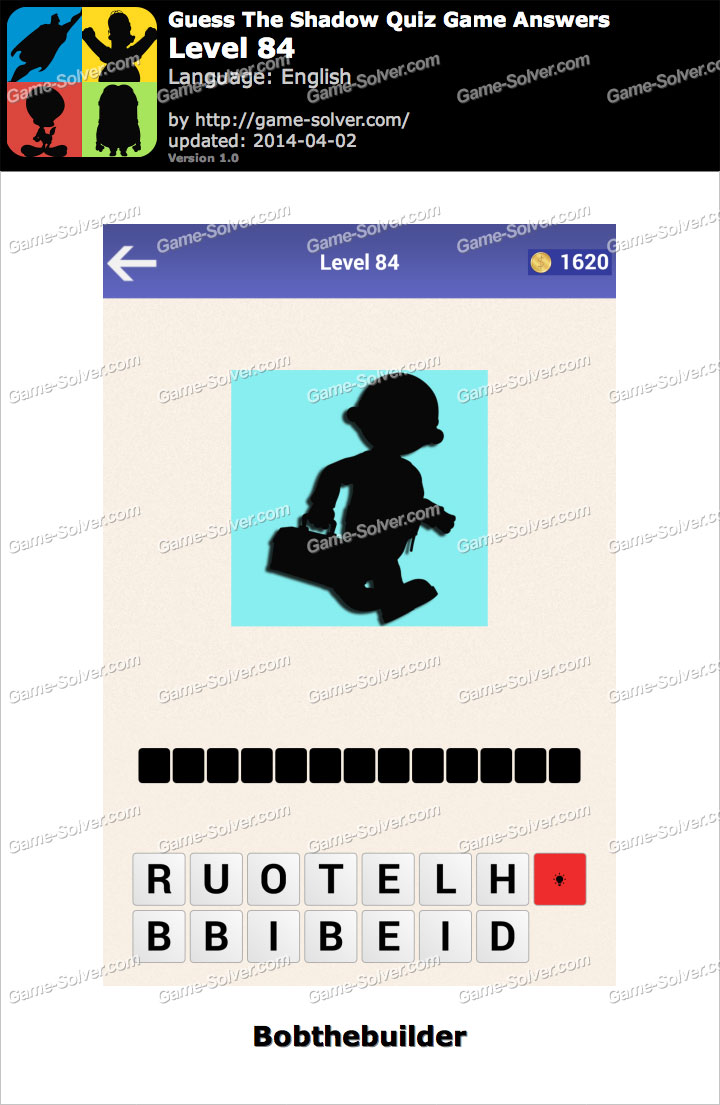 Guess The Shadow Quiz Game Level 84 • Game Solver