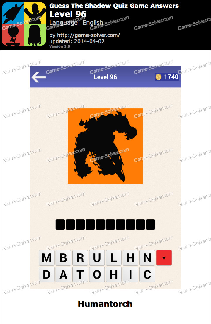 Guess The Shadow Quiz Game Level 96 • Game Solver