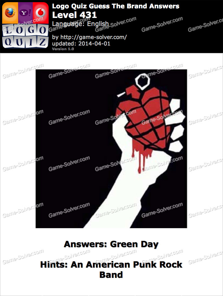 Logo Quiz An American Punk Rock Band • Game Solver