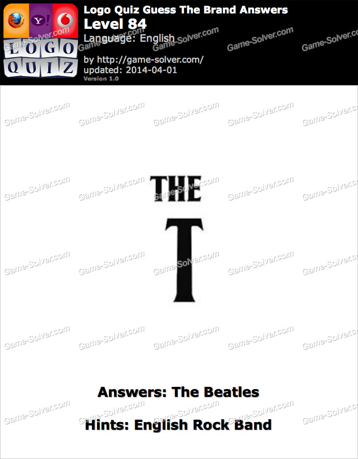 Logo Quiz English Rock Band • Game Solver