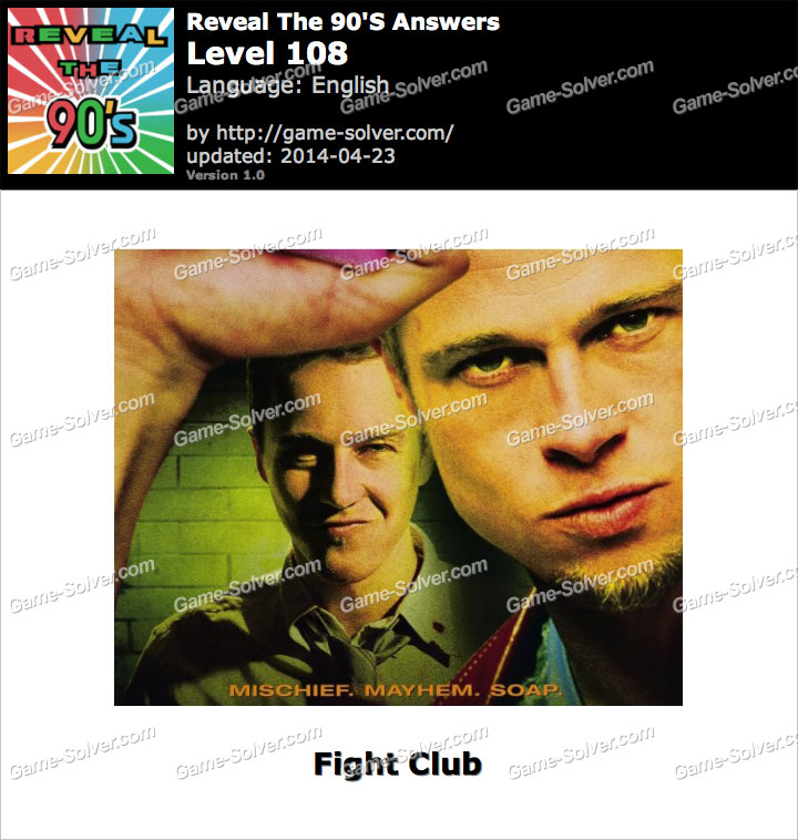 Reveal the 90s Level 108 • Game Solver