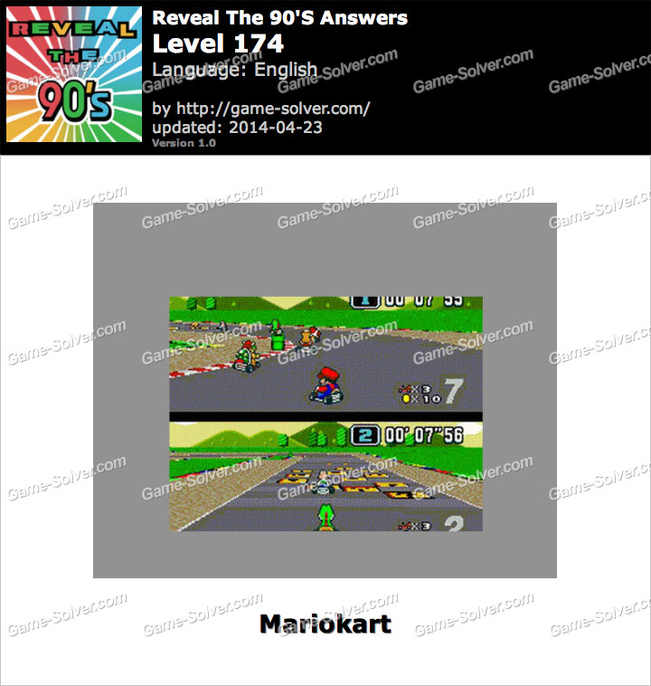 Reveal the 90s Level 174 • Game Solver