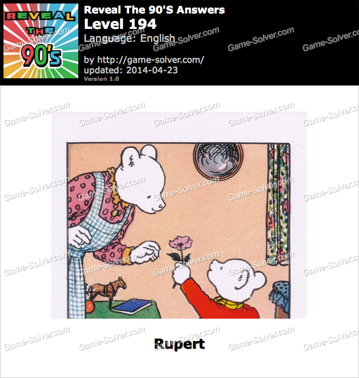 Reveal the 90s Level 194 • Game Solver