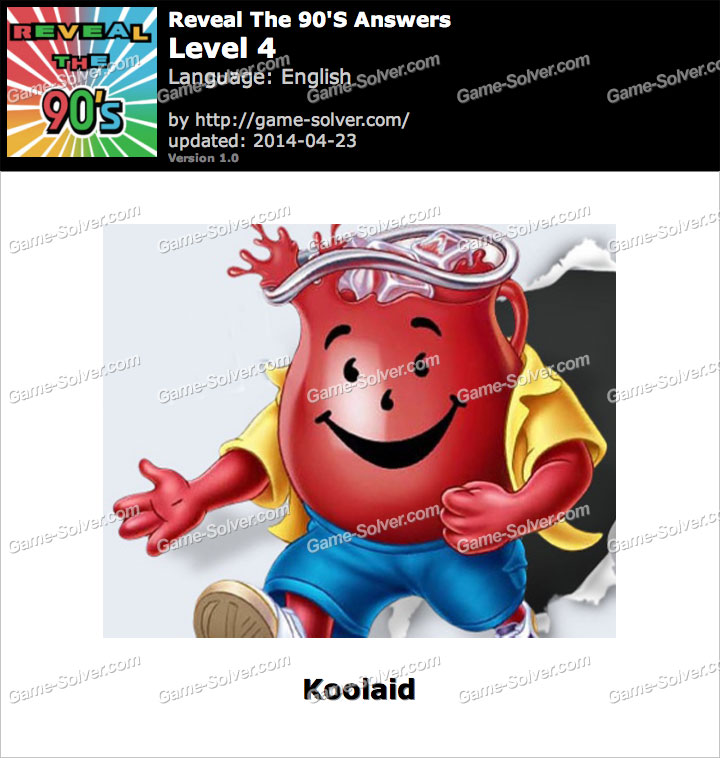 Reveal the 90s Level 4 • Game Solver