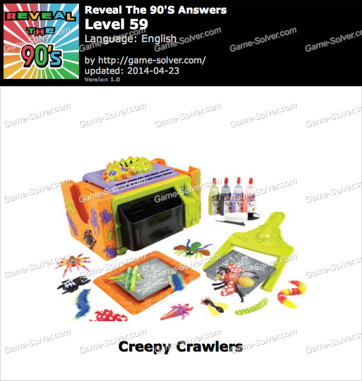 Reveal the 90s Level 59 • Game Solver