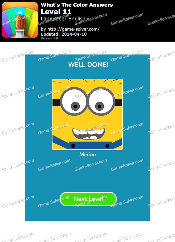 What's The Color Level 11 • Game Solver