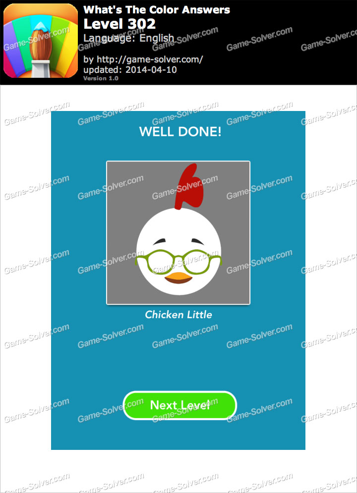 What's The Color Level 302 • Game Solver