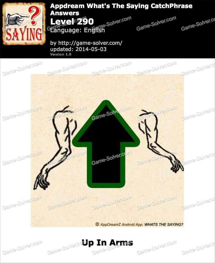 Appdreamz What's The Saying CatchPhrase Level 290 • Game Solver