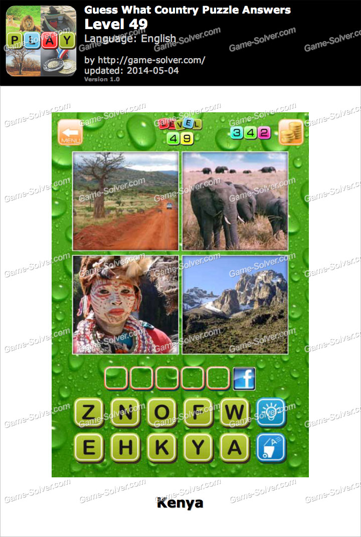 Guess What Country Puzzle Level 49 • Game Solver
