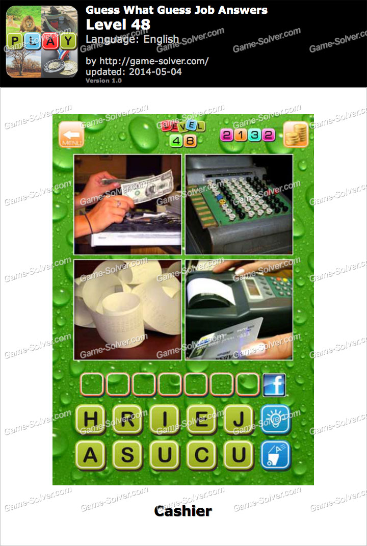Guess What Guess Job Level 48 • Game Solver