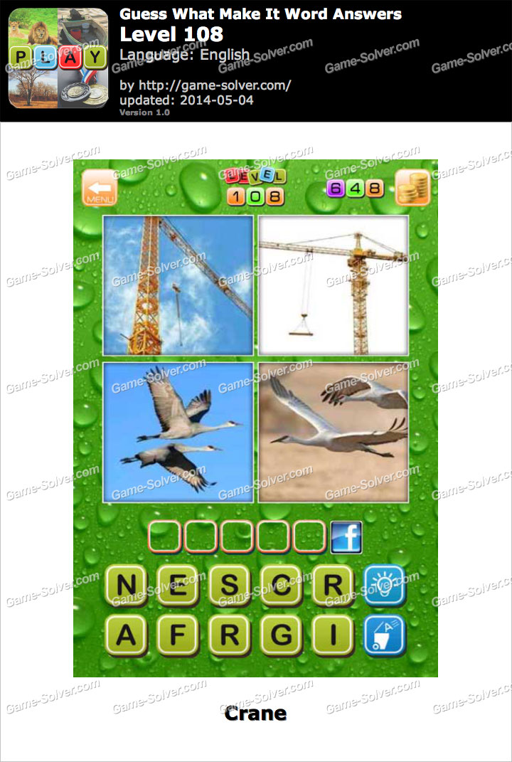 Guess What Make It Word Level 108 • Game Solver
