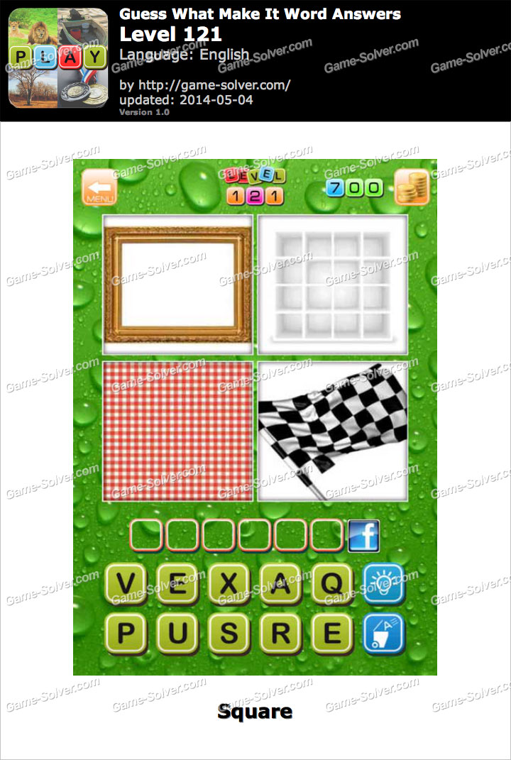 Guess What Make It Word Level 121 • Game Solver