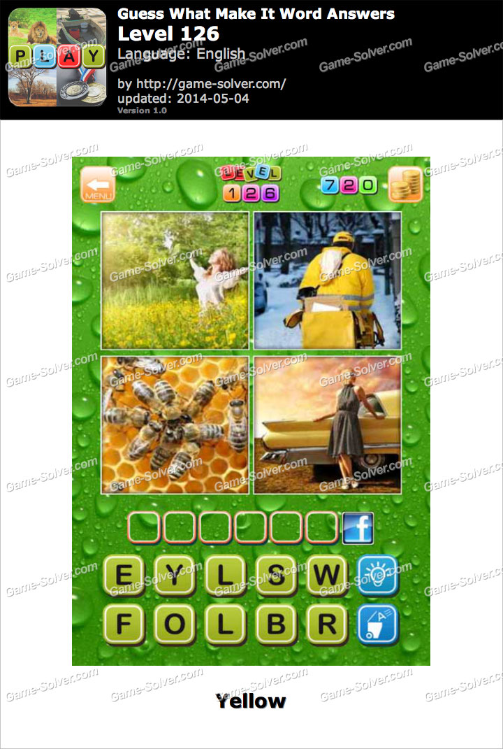 Guess What Make It Word Level 126 • Game Solver