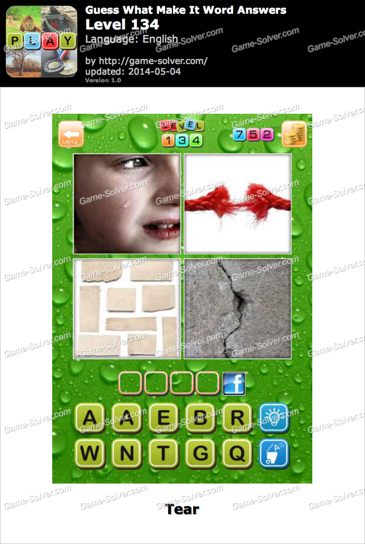 Guess What Make It Word Level 134 • Game Solver