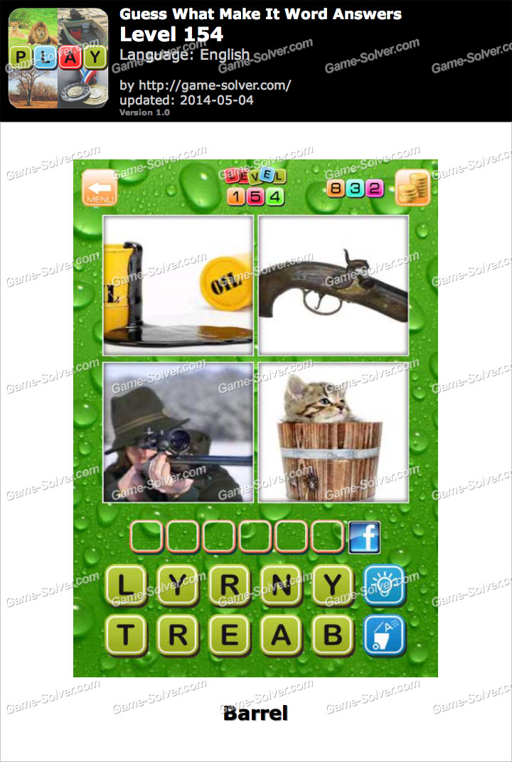 Guess What Make It Word Level 154 • Game Solver