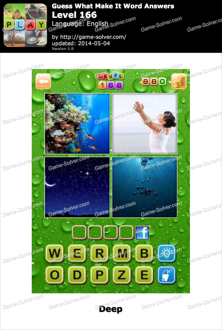 Guess What Make It Word Level 166 • Game Solver