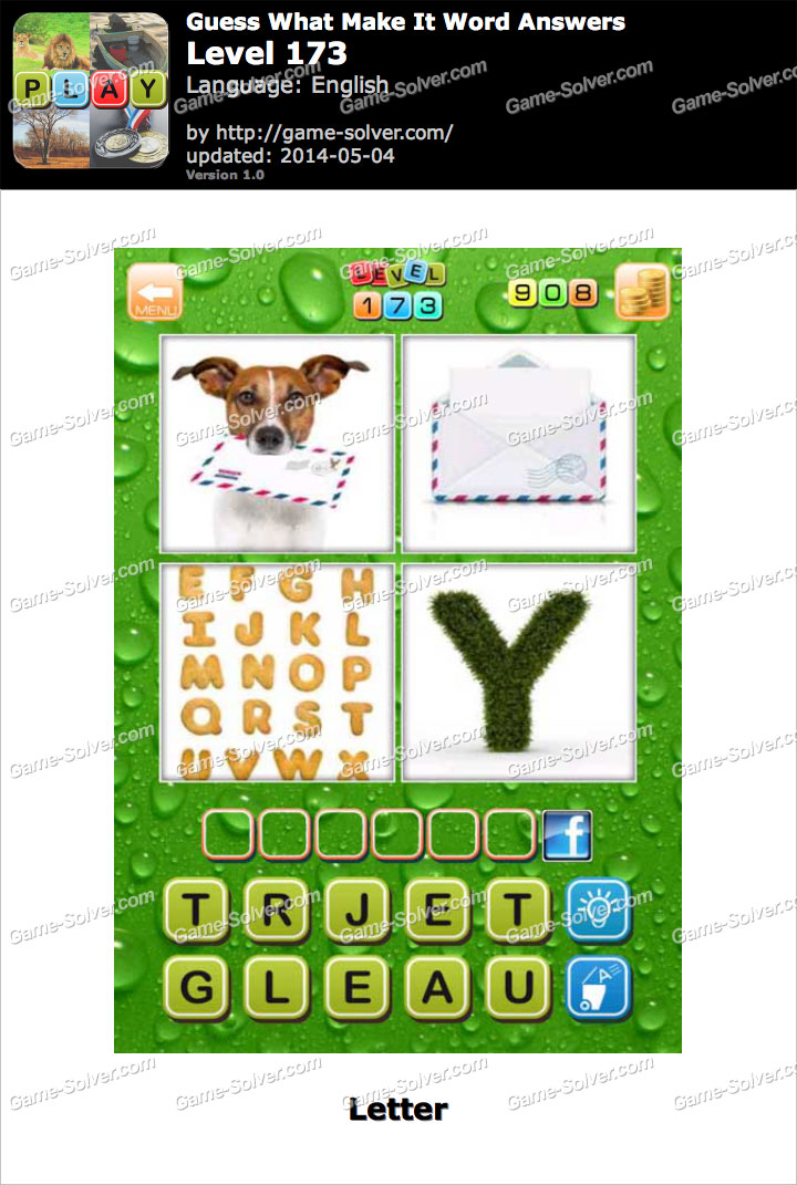 Guess What Make It Word Level 173 • Game Solver