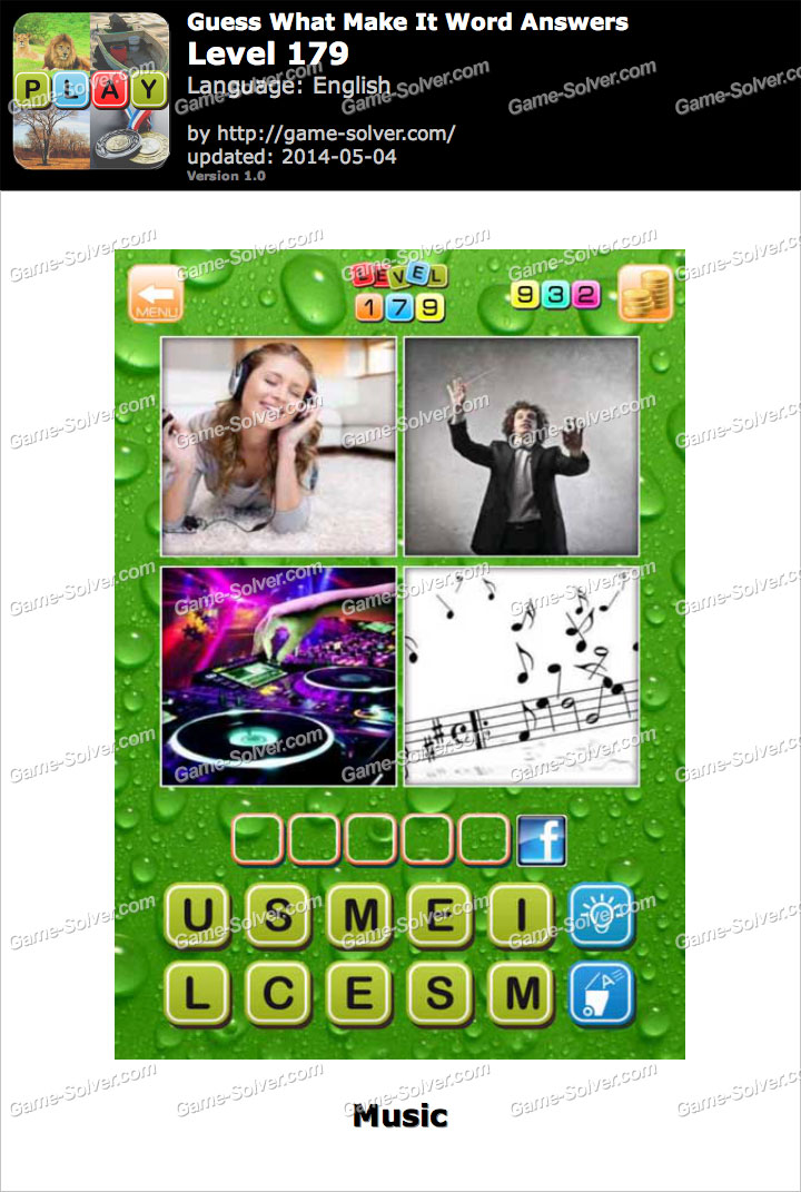 Guess What Make It Word Level 179 • Game Solver