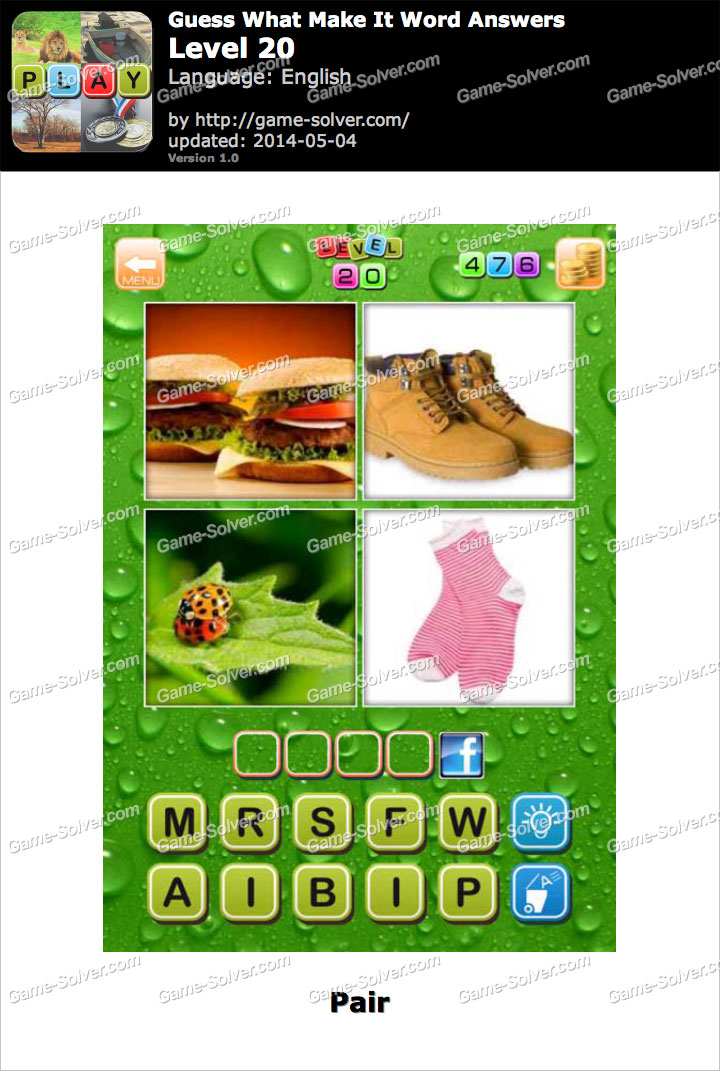 Guess What Make It Word Level 20 • Game Solver