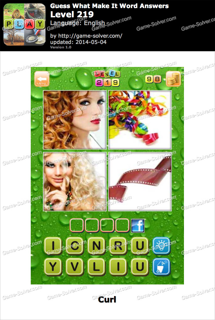 Guess What Make It Word Level 219 • Game Solver