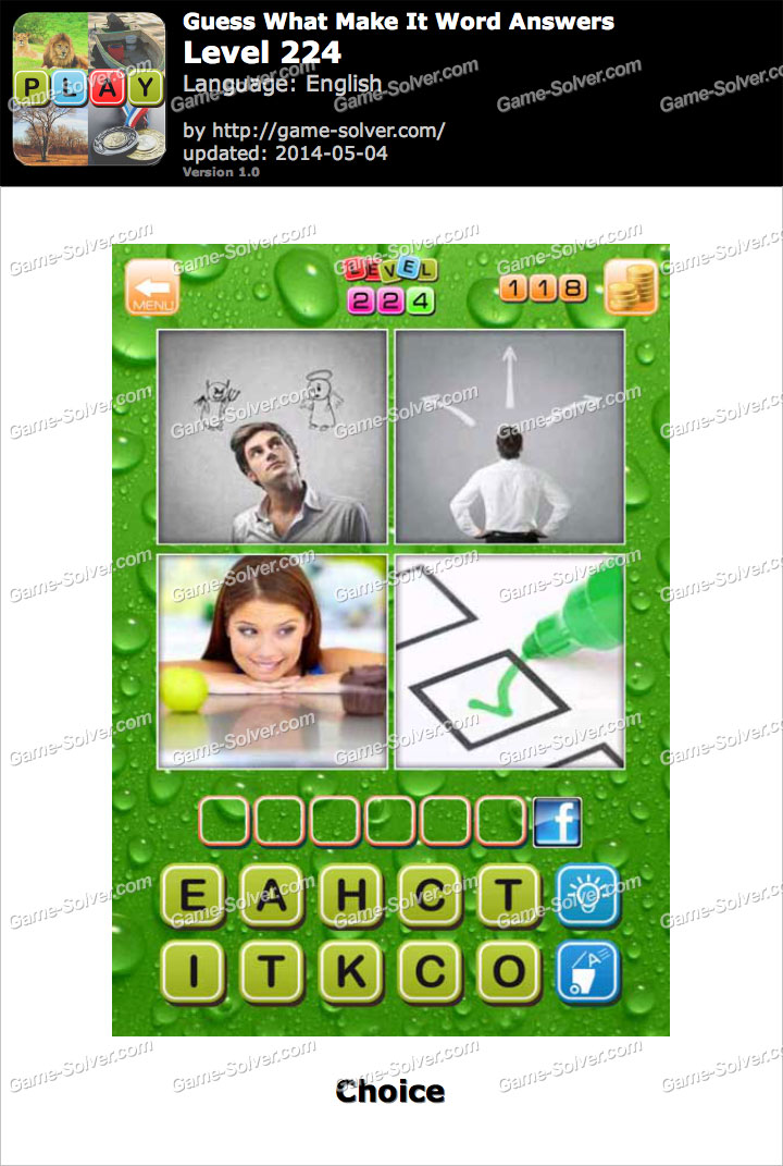 Guess What Make It Word Level 224 • Game Solver