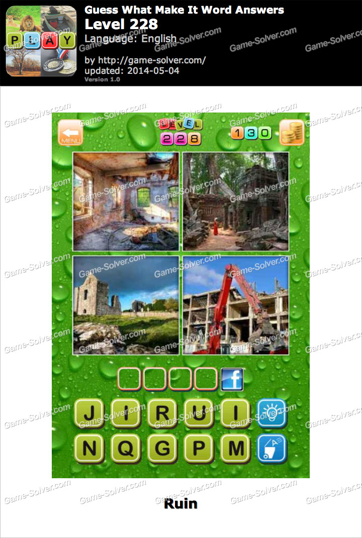 Guess What Make It Word Level 228 • Game Solver