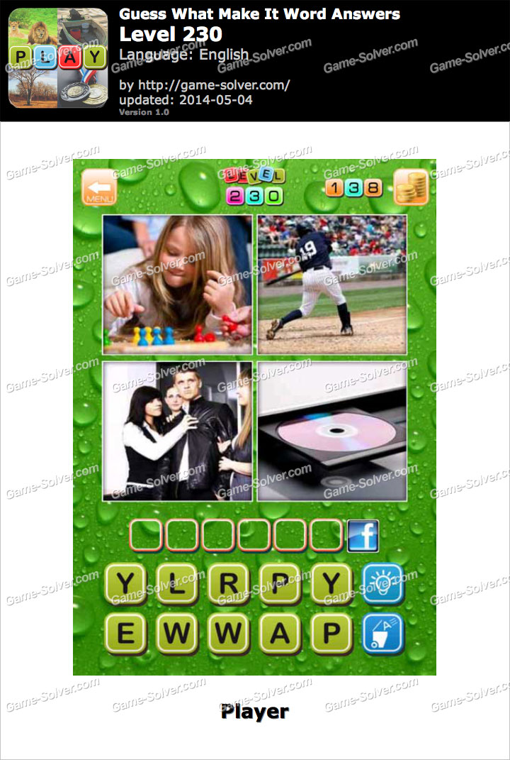 Guess What Make It Word Level 230 • Game Solver