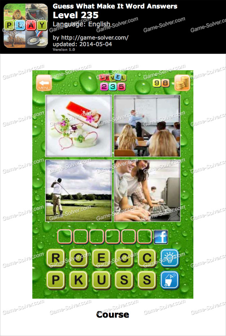 Guess What Make It Word Level 235 • Game Solver