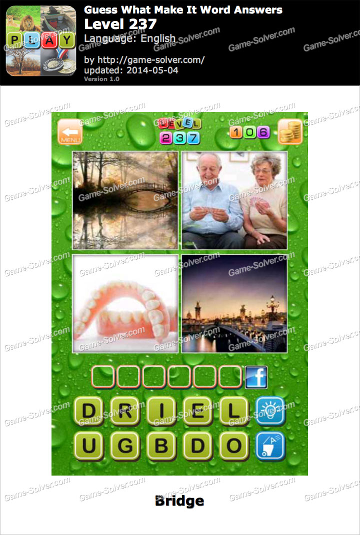 Guess What Make It Word Level 237 • Game Solver