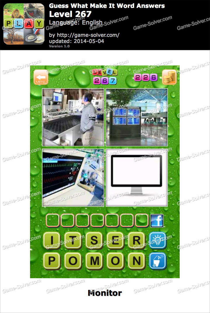 Guess What Make It Word Level 267 • Game Solver